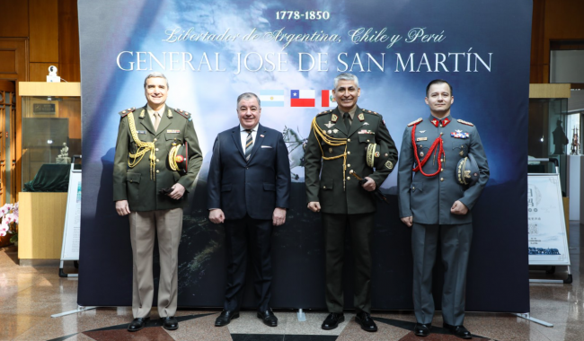 Embajadas de Chile, Argentina y Perú rinden homenaje al General San ...
