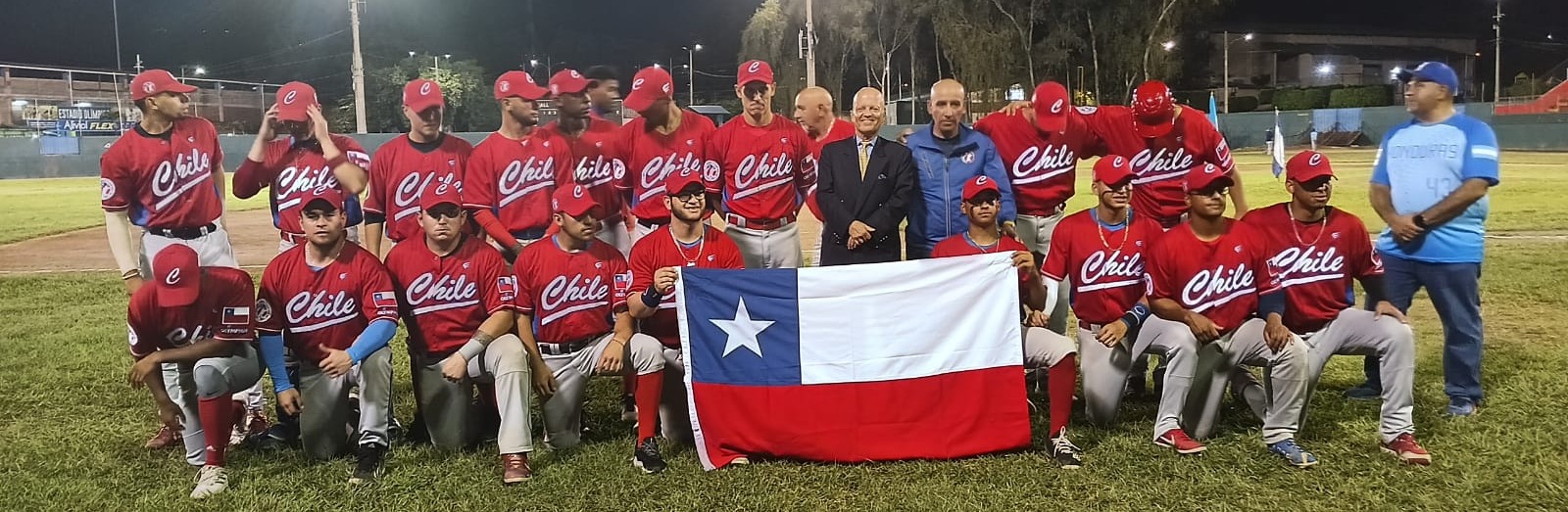 Selección Nacional de Béisbol Mayor de Chile se presenta en Honduras - Chile en el Exterior