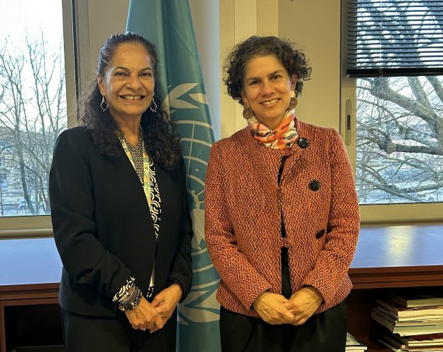 Ministra de Medio Ambiente, Maisa Rojas, se reunió con la subdirectora general de UNESCO para ...